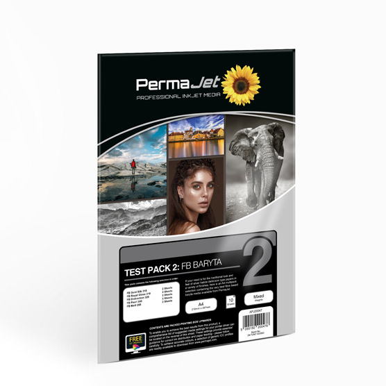 PermaJet FB Baryta Photo Test Pack 2 – Kings Stationers Artist Supplies